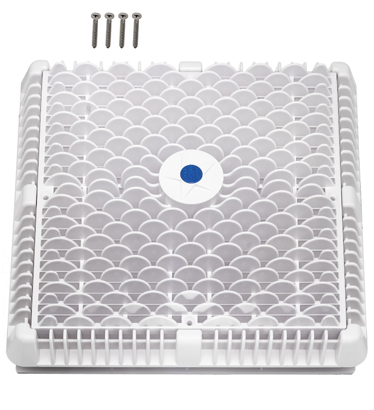 Aquastar 12" Square Wave Suction Outlet Cover WAV12WR101 – St. Cyr Pool ...