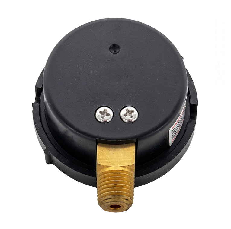 Pentair .25" Pressure Gauge Top Mount w/Dirty Filter Indicator 190058Z ...