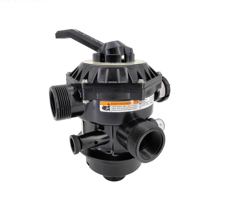 Pentair Tagelus 1 1/2 inch Top Mount 6 Position Multi-Port Valve 26250 ...