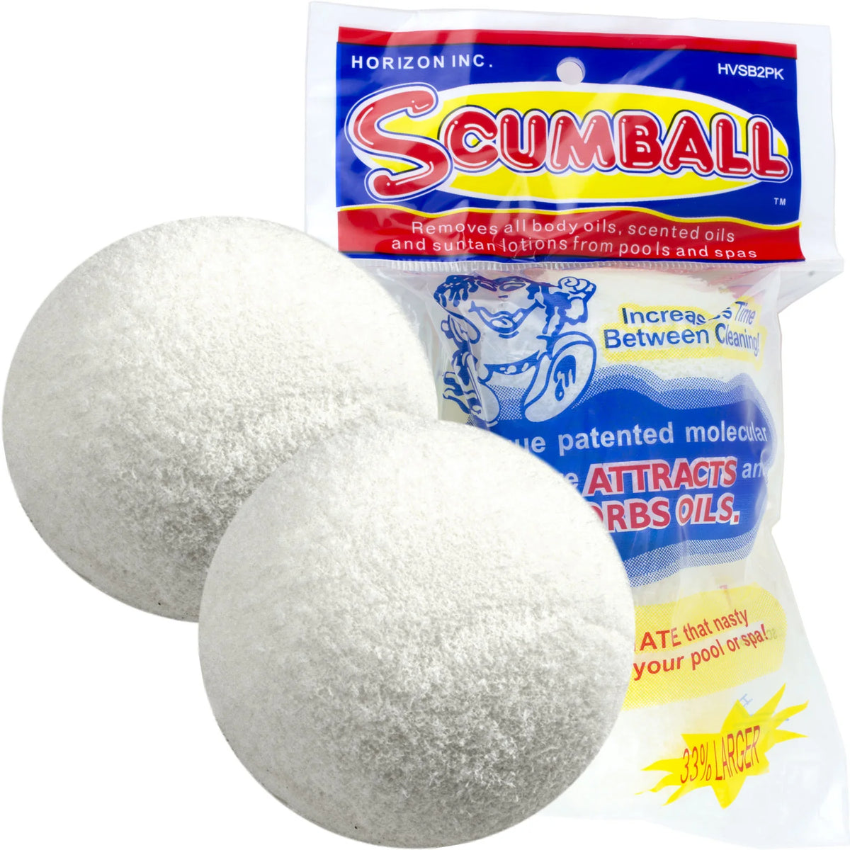 Scum Sponge Scumball 2/pk – St. Cyr Pool & Spa